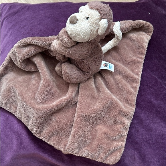 Jellycat | Toys | Jellycat Tan Kids Monkey Plush Blanket | Poshmark